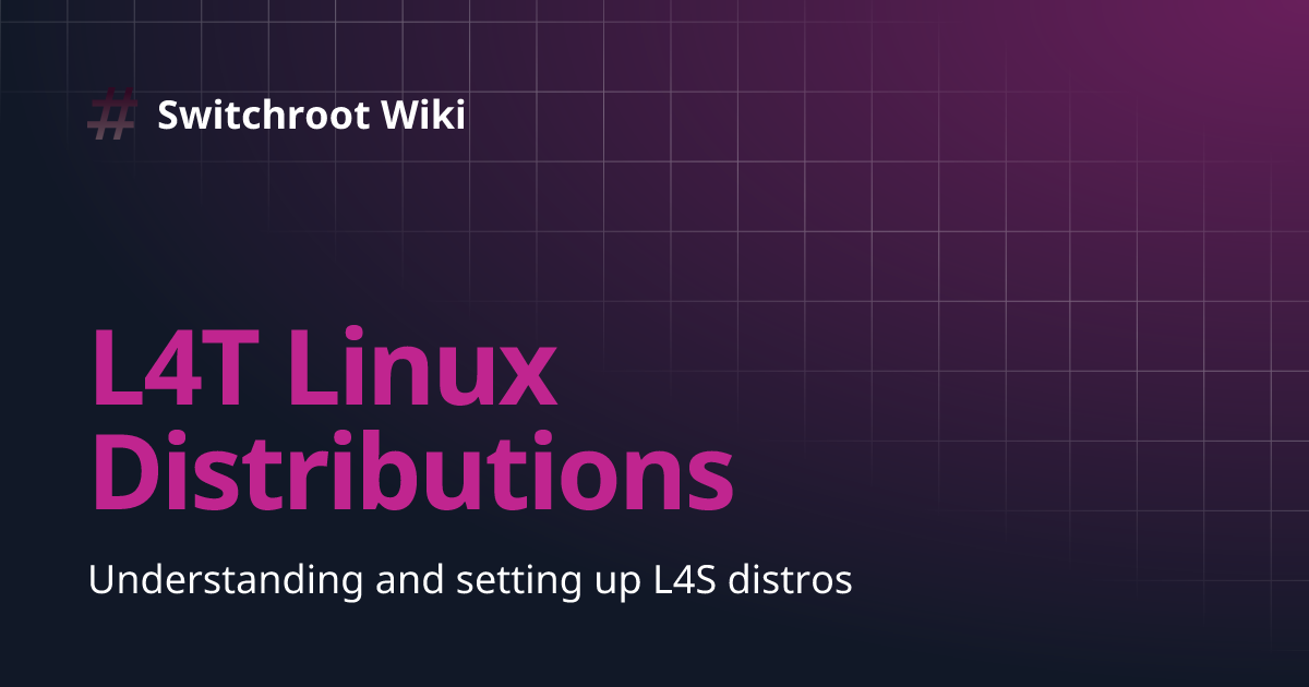L4T Linux Distributions | Switchroot Wiki